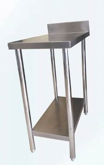 Work Table with Splash Back *1 Undershelf | Nagamaro