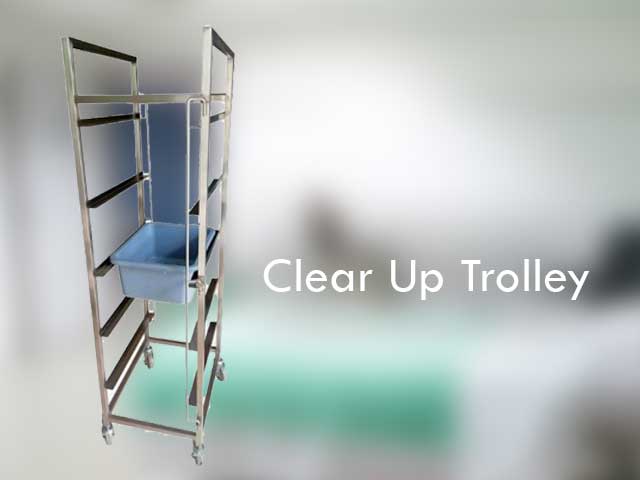Clear Up Trolley yang dipakai di Rumah Sakit | Nagamaro